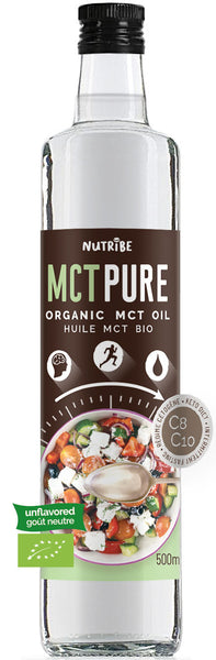 MCT Pure biologique, l'huile MCT C8 C10 conditionnée en France - nutribe.fr