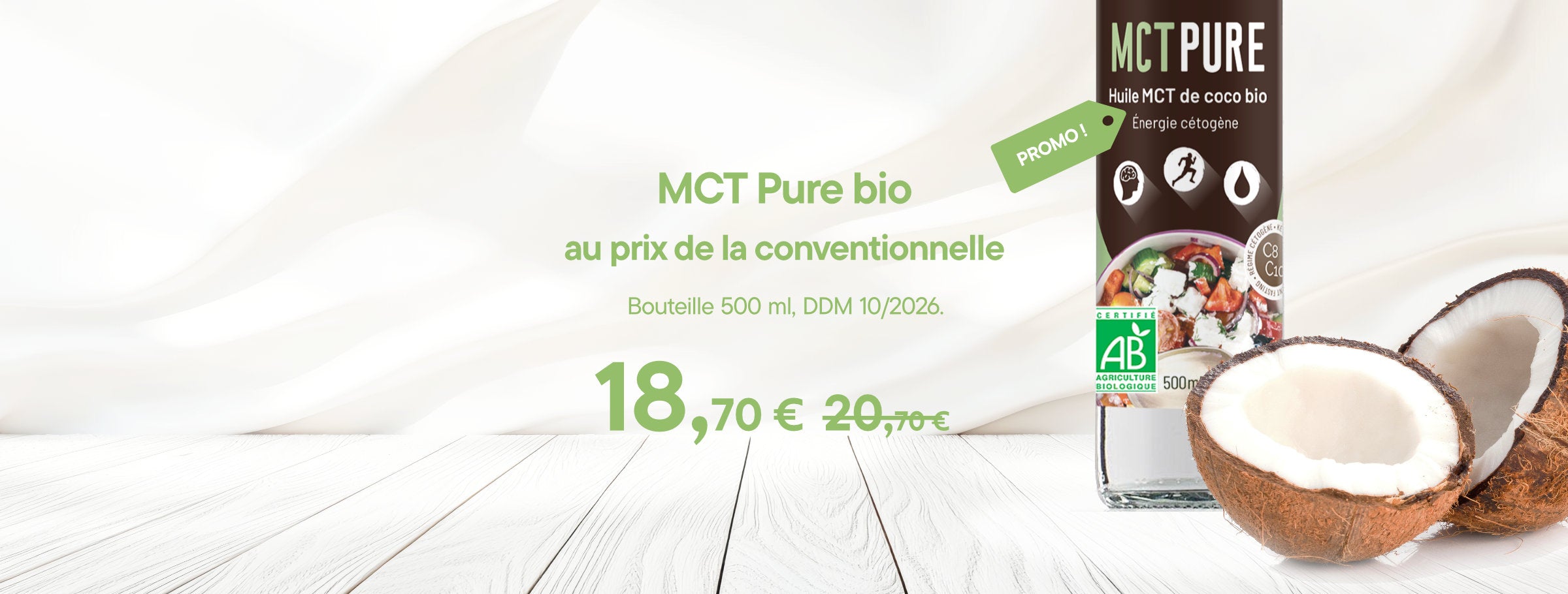 Nutribe.fr | Huile et crème MCT, nutrition cétogène